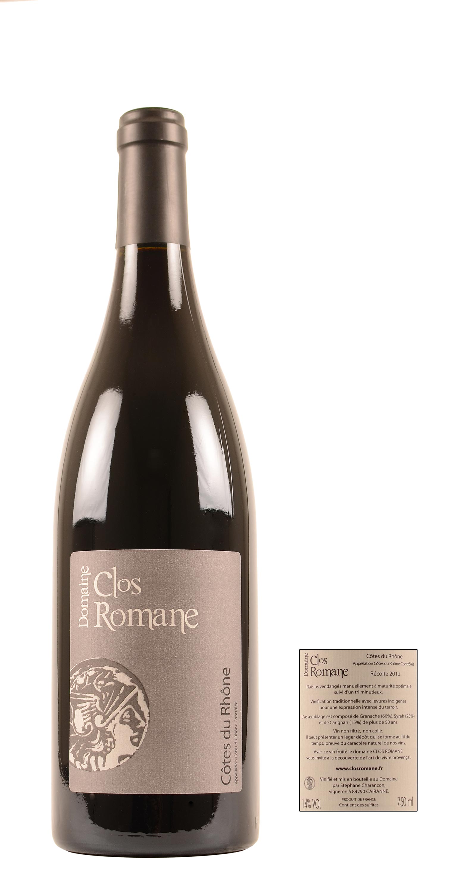 2015 - Clos Romane - Côtes du Rhône - 0,75 Ltr. - Rouge | Het Wijnhuis ...