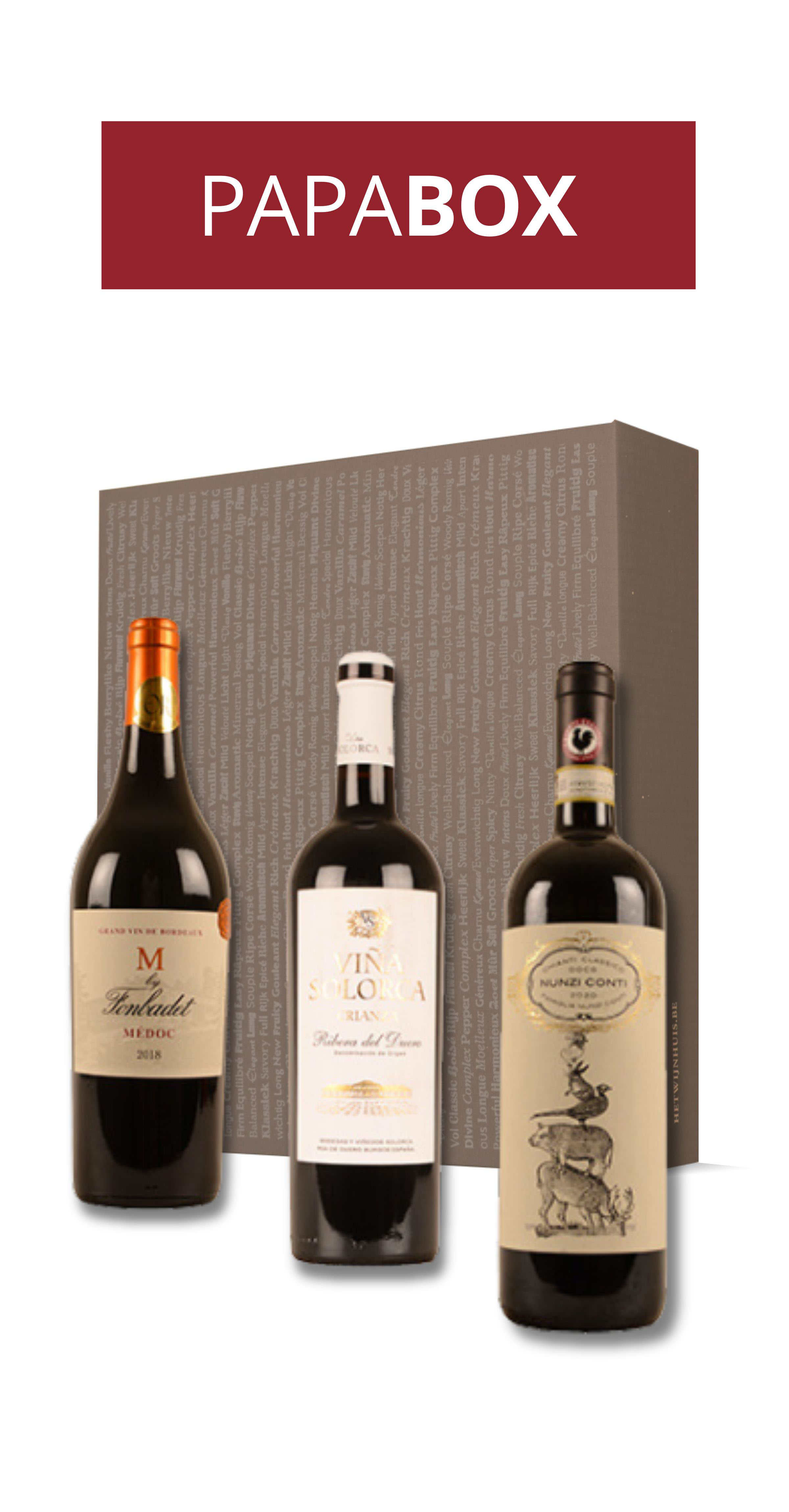 Papa Box Deluxe 3 Btl - 1 | La Folie du Vin